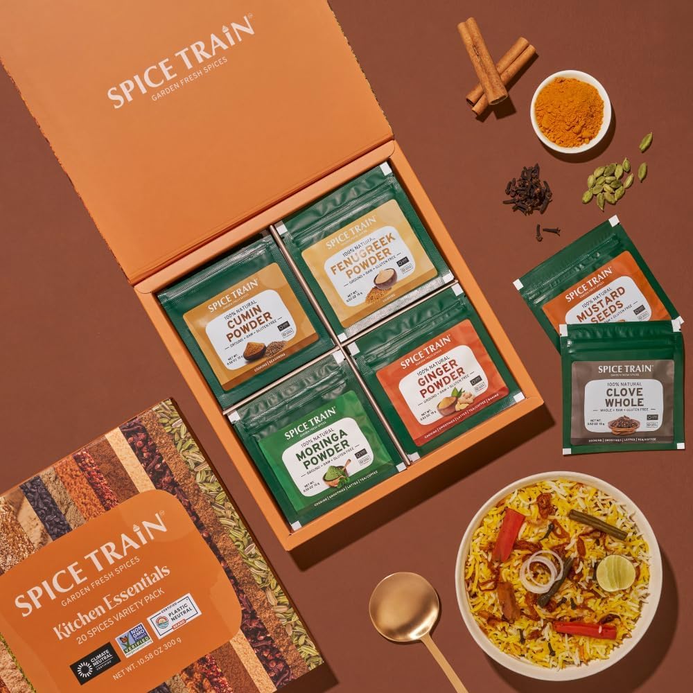 Spices Assortment Box - 20 Exotic Spices Essential Starter Spice Set ...