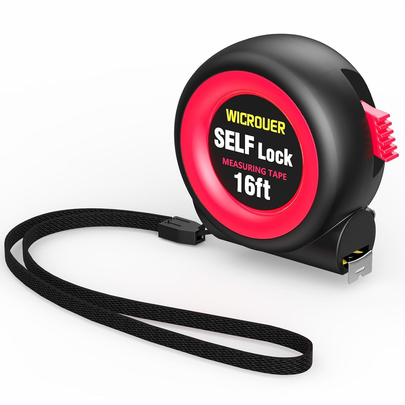 16 FT Self-Locking Tape Measure, Steel Made Retractable – Overhalfsale.com