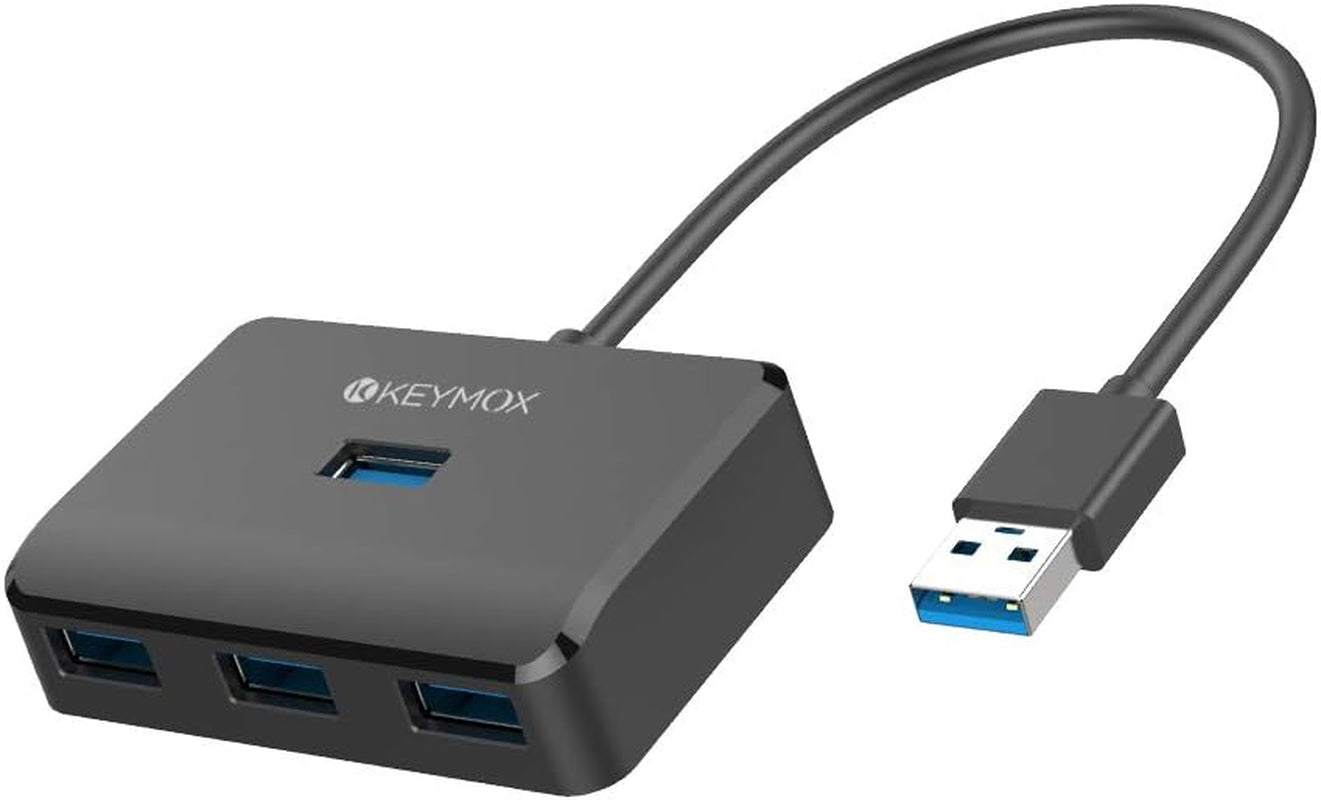 4-Port USB 3.0 Hub, Compact Size – Overhalfsale.com